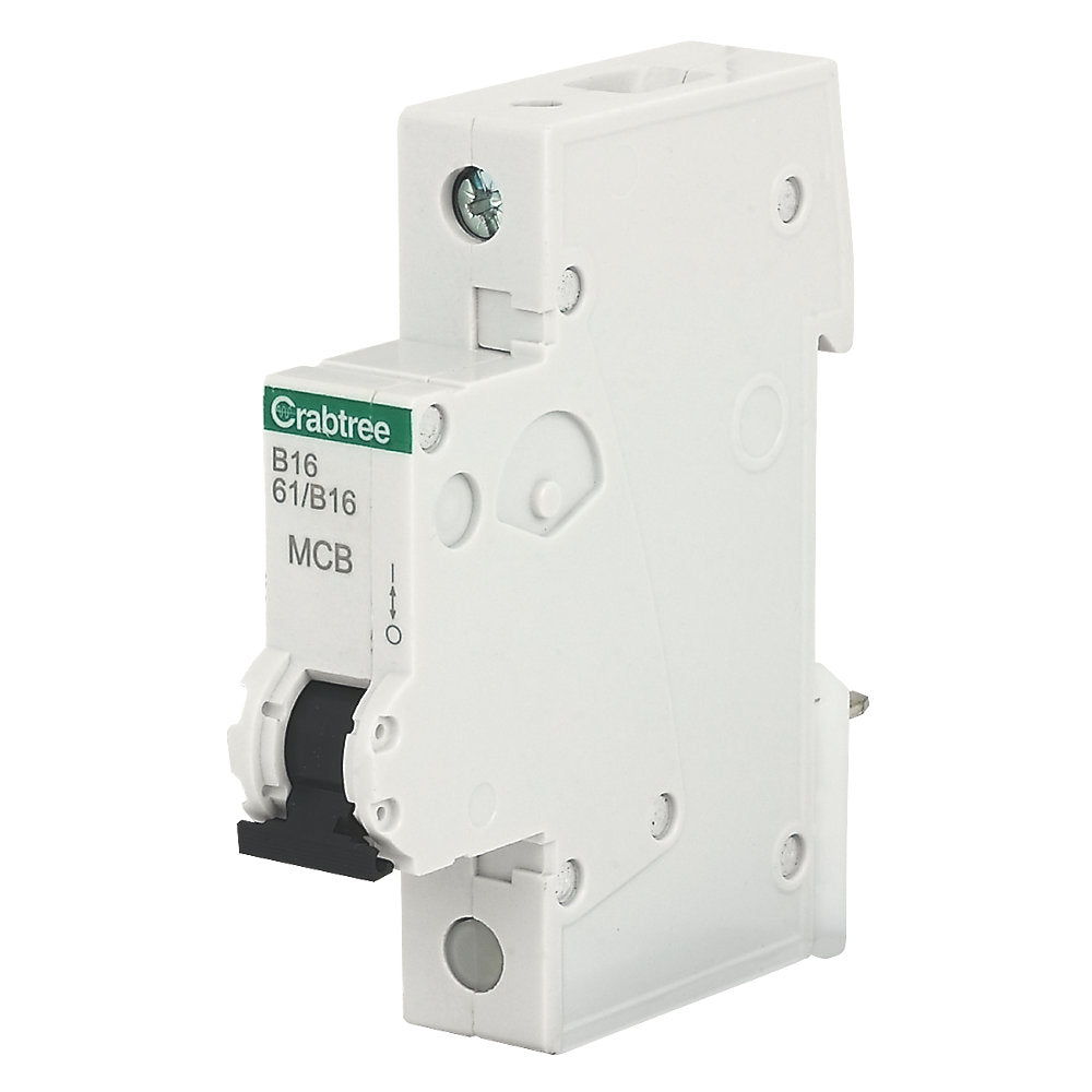 Crabtree Starbreaker 16A SP Type B 6kA MCB 61/B16 | Sunny Electrical Supplies