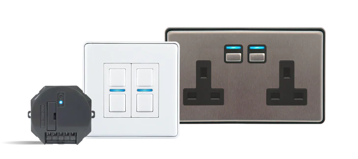 Shop LightwaveRF Smart switches & Sockets at Sunny Electrical Supplies