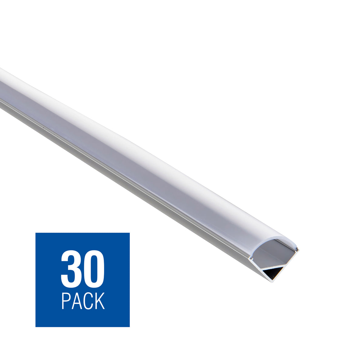 Saxby Lighting Rigel Corner 2m Aluminium Profile/Extrusion Silver - 30 ...