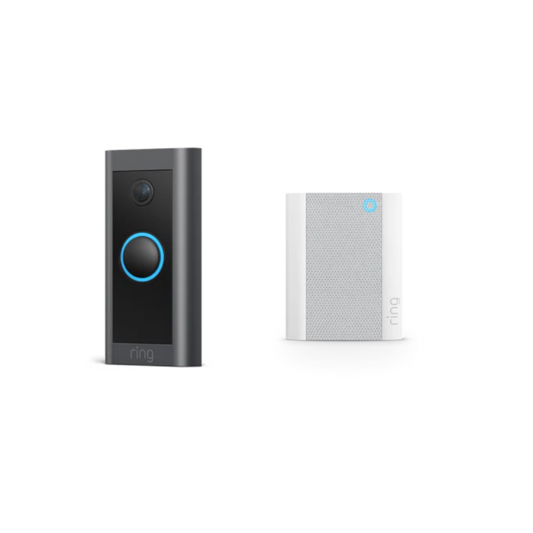Ring Video Doorbell Wired B08LR3G17D & Ring All New Chime (2nd Gen ...